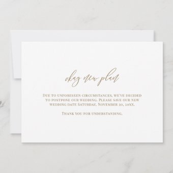 Plot Twist Modern Minimal Calligraphy & Photo Save The Date | Zazzle