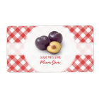 Homemade Plum Jam Jar Label (Customize) | Zazzle.com