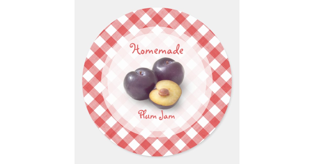 Plum Jam sticker | Zazzle