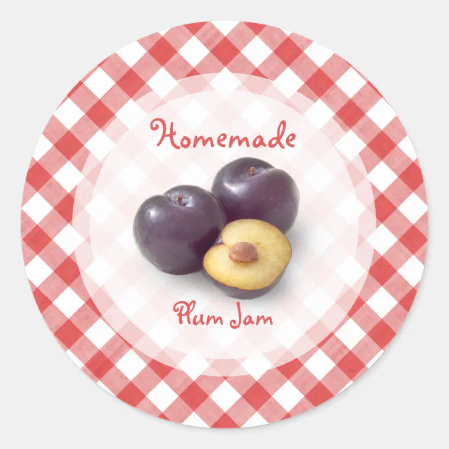 Plum Jam sticker | Zazzle