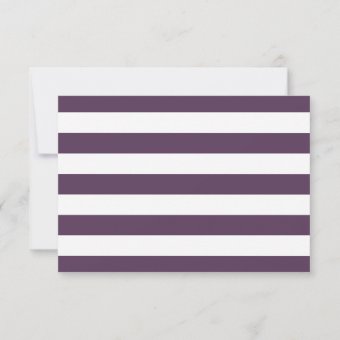 Plum Purple Flat Note Card | Zazzle