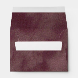 Plum Suede Envelope | Zazzle