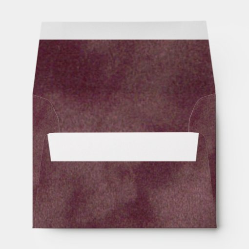 Plum Suede Envelope | Zazzle