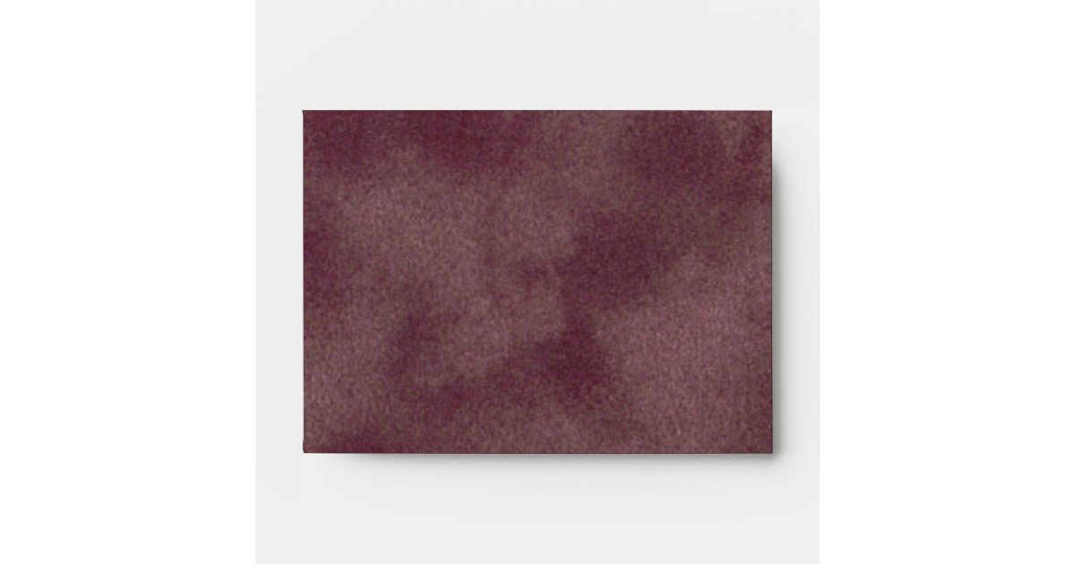 Plum Suede Envelope | Zazzle