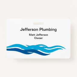 Plumber Business Badges | Zazzle
