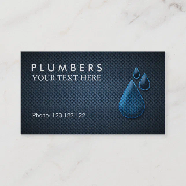 Plumber Business Card | Zazzle