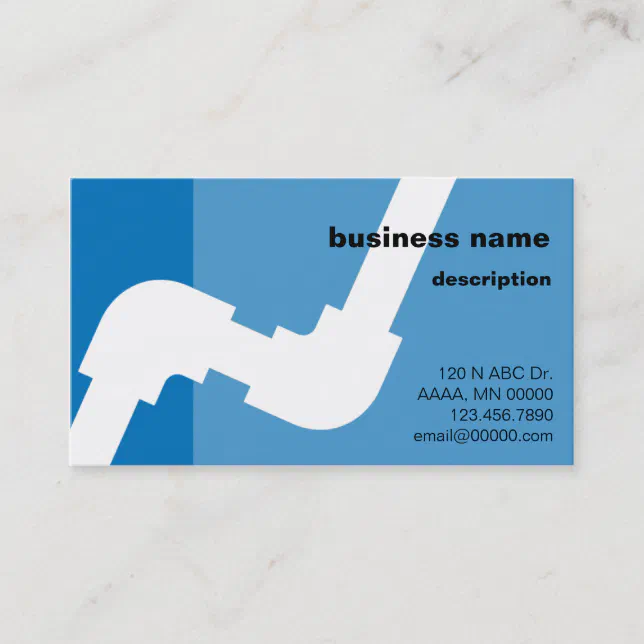 plumber business card | Zazzle