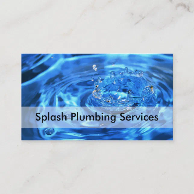 Plumber Business Card Design | Zazzle