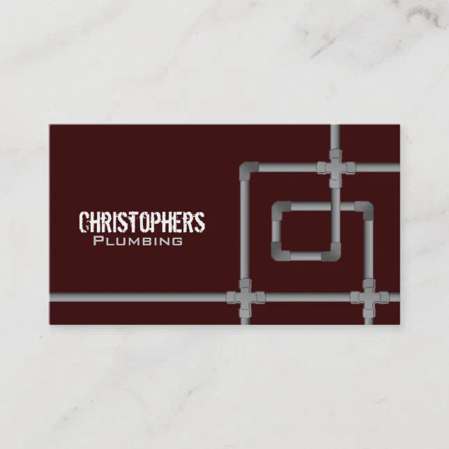 Plumber Business Cards | Zazzle