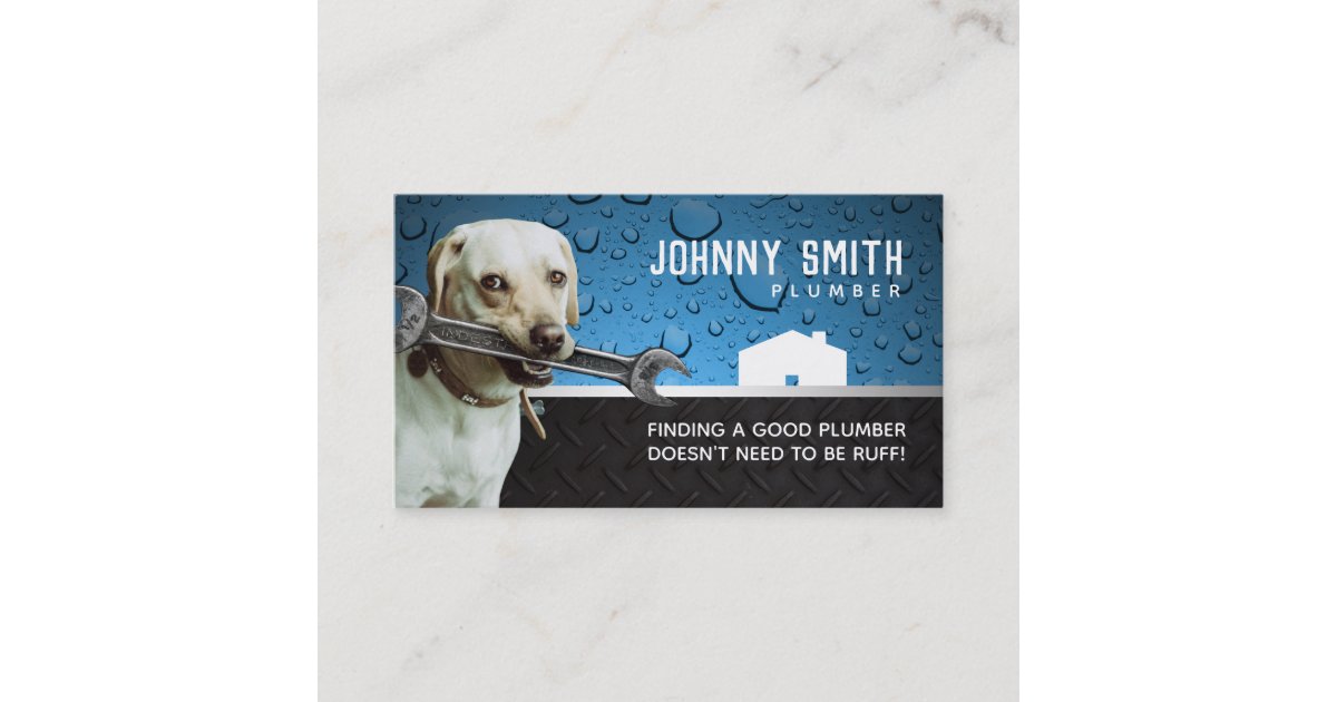 Plumber Slogans Business Cards | Zazzle
