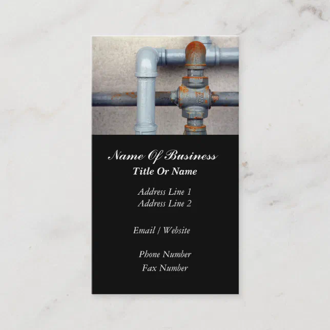 Plumbers Business Card | Zazzle