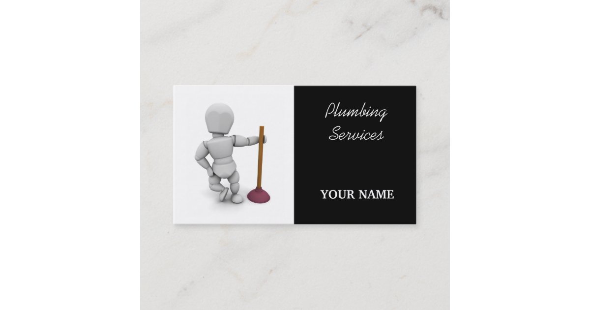 Plumbers Business Card | Zazzle