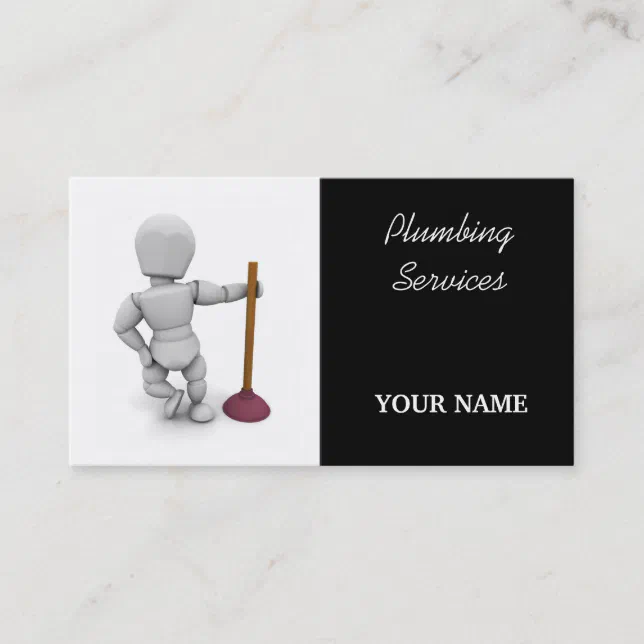 Plumbers Business Card | Zazzle