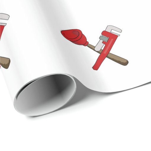 Plumbers Tools Wrapping Paper | Zazzle