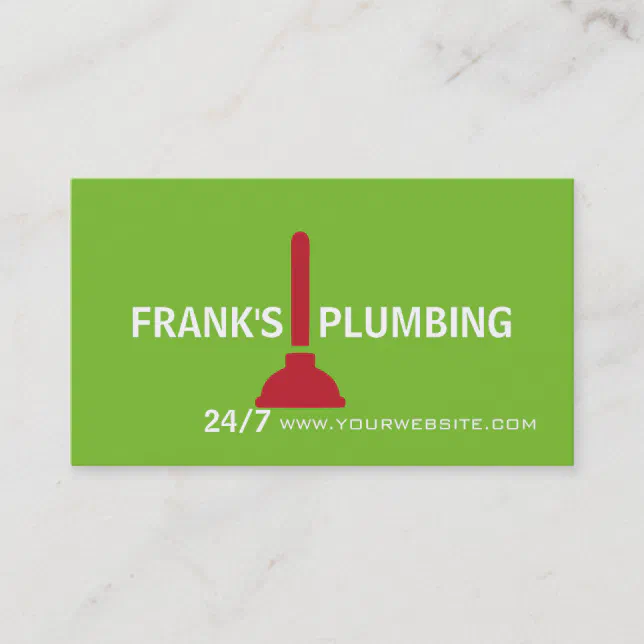 Plumbing Business Card | Zazzle