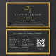 Plumbing Contractor Modern Metallic QR Code Business Card | Zazzle