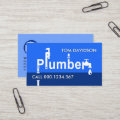 Plumbing Pipes Signage Leaking Water Business Card | Zazzle