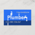 Plumbing Pipes Signage Leaking Water Business Card | Zazzle