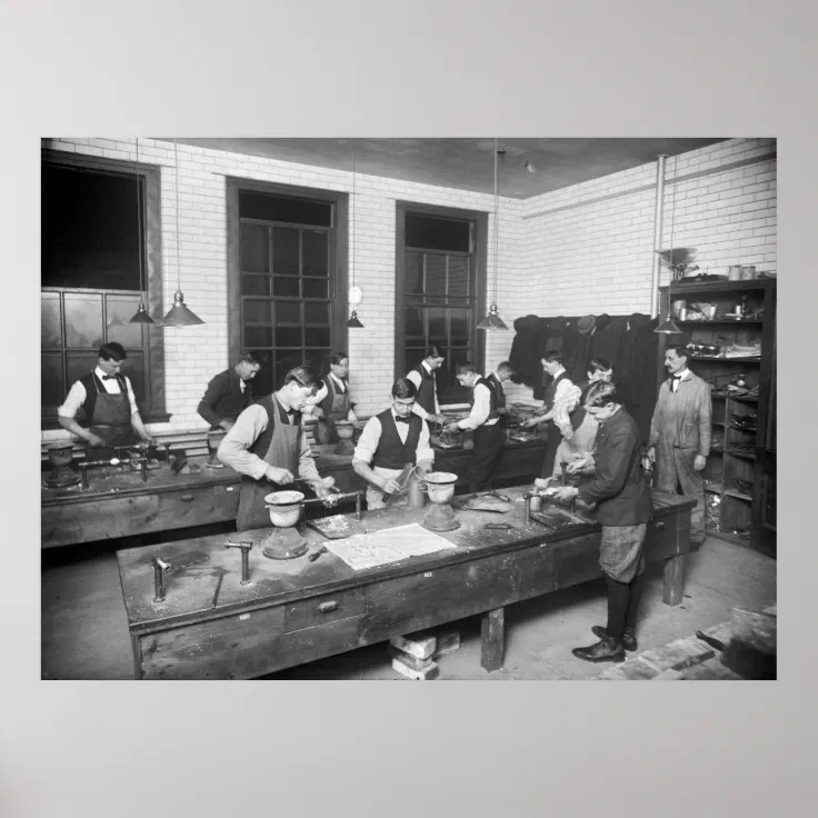 Plumbing School, early 1900s Poster | Zazzle