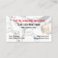 Plumbing Service Design Business Card | Zazzle