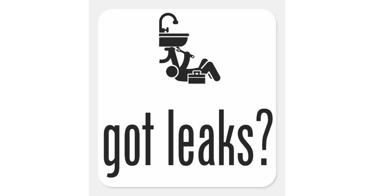Plumbing Square Sticker | Zazzle