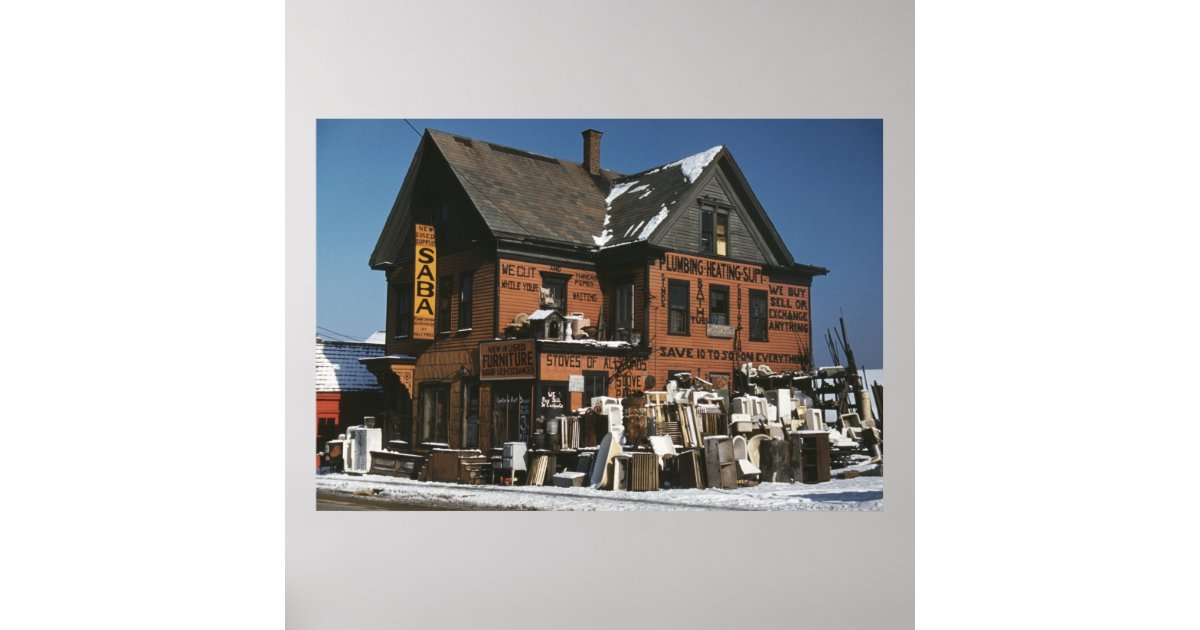 Plumbing Store, 1940s Poster | Zazzle
