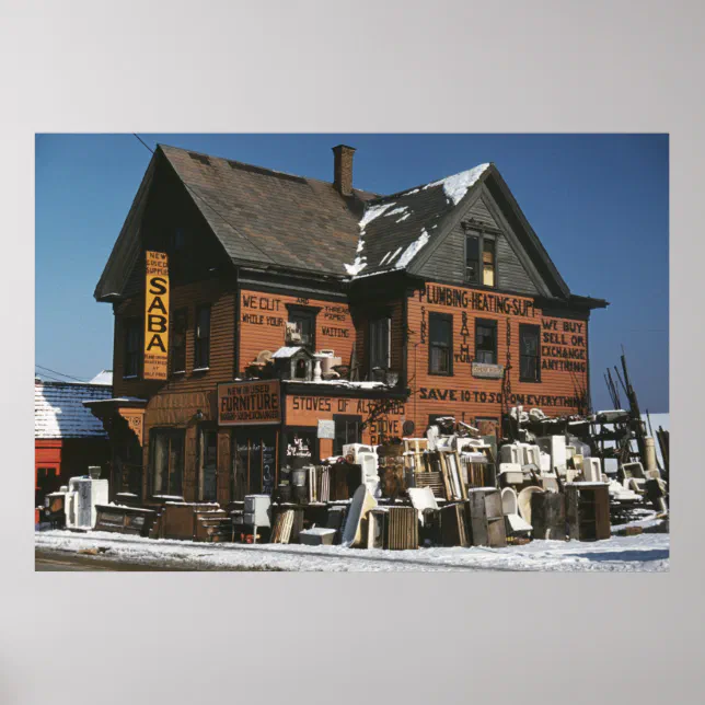 Plumbing Store, 1940s Poster | Zazzle