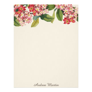 Floral Letterhead | Zazzle