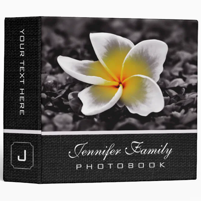 Plumeria Frangipani Flower Family Photo Books #2 Binder | Zazzle