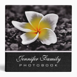 Plumeria Frangipani Flower Family Photo Books #2 Binder | Zazzle
