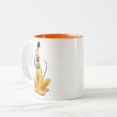Pluto | Cartoon Front Two-Tone Coffee Mug | Zazzle