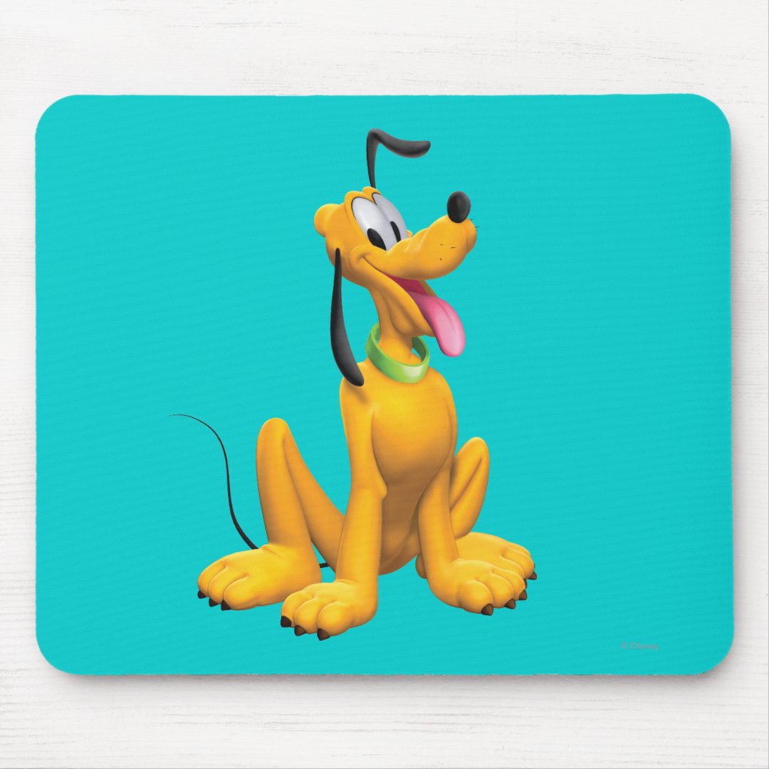 Pluto | Cartoon Side Mouse Pad | Zazzle