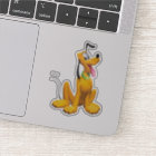 Pluto | Pup with Name Sticker | Zazzle.com