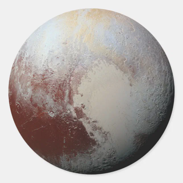 Pluto Classic Round Sticker | Zazzle