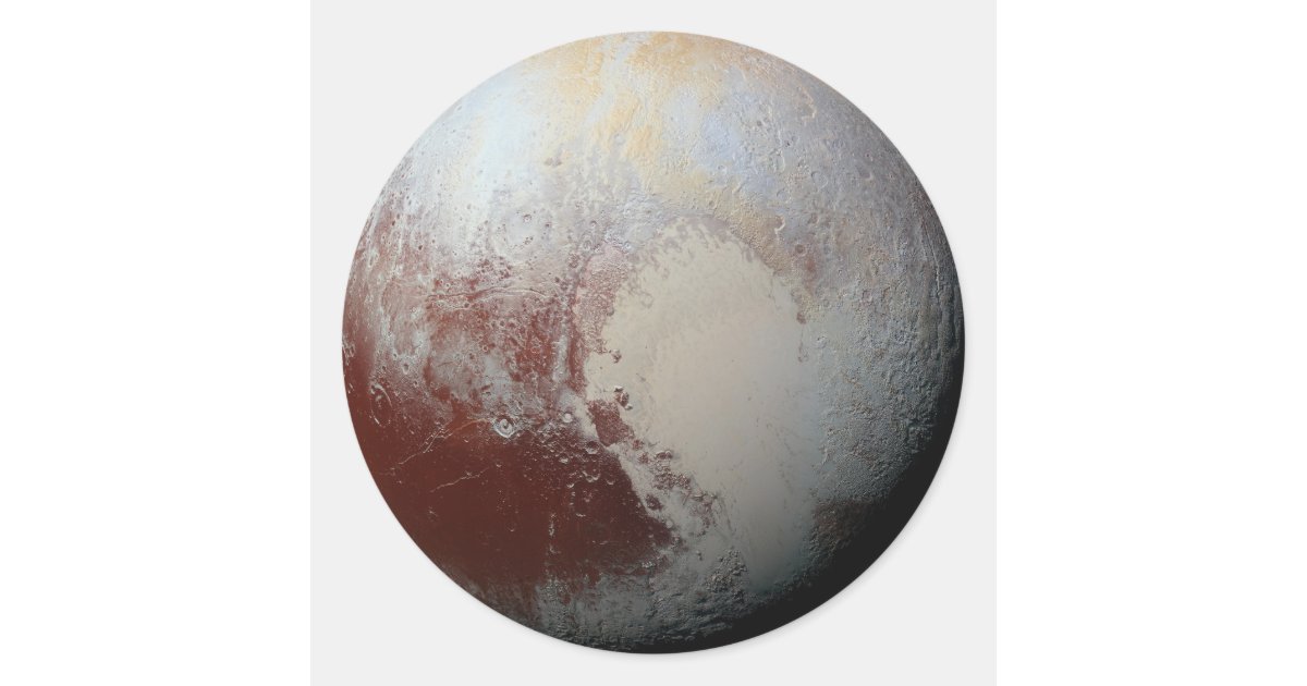 Pluto Classic Round Sticker | Zazzle