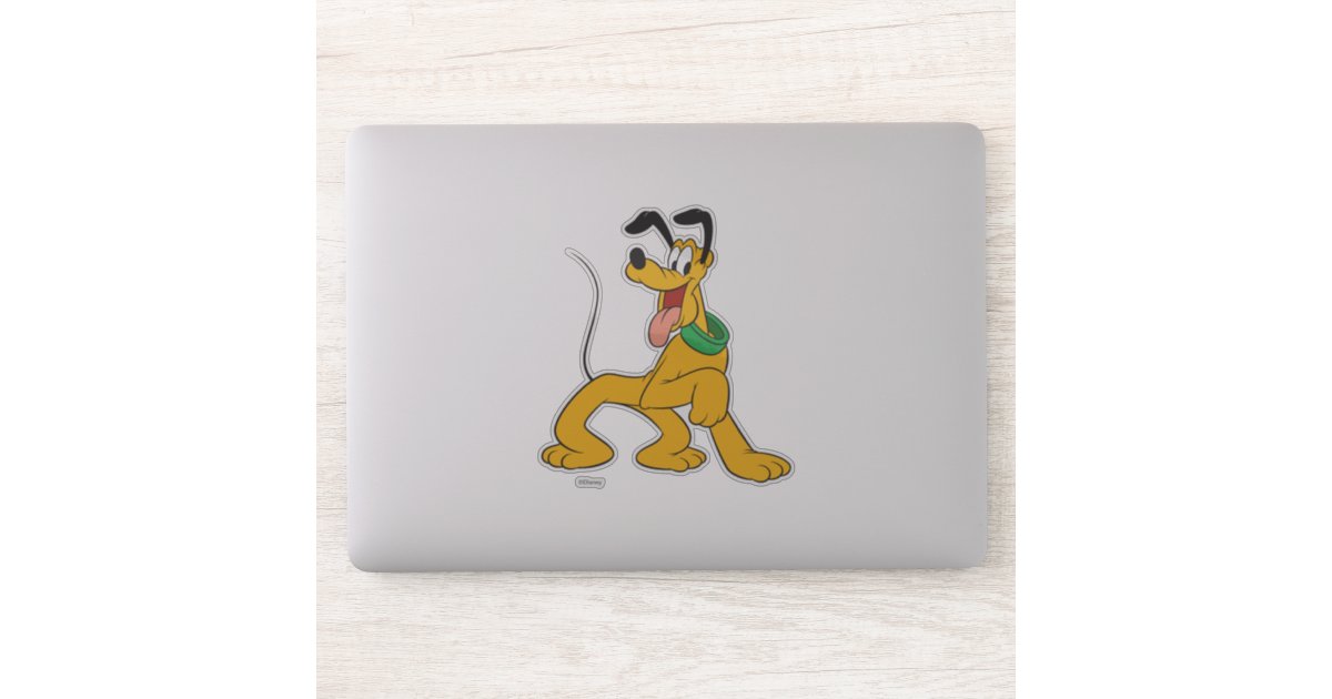 Pluto | Excited Sticker | Zazzle