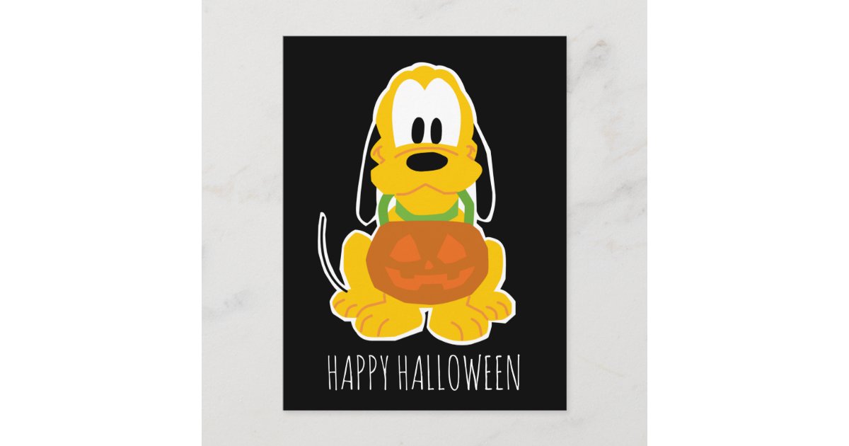 Pluto | Halloween Postcard | Zazzle