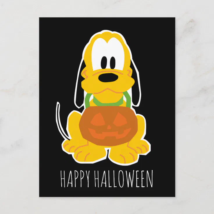 Pluto | Halloween Postcard | Zazzle