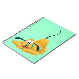 Pluto | Laying Down Notebook | Zazzle