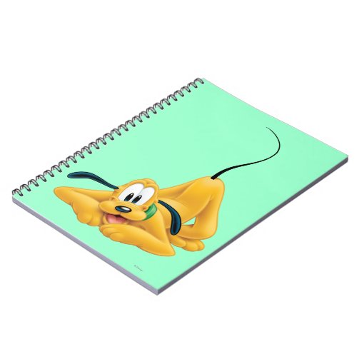 Pluto | Laying Down Notebook | Zazzle
