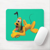 Pluto | Laying with Ear Up Mouse Pad | Zazzle