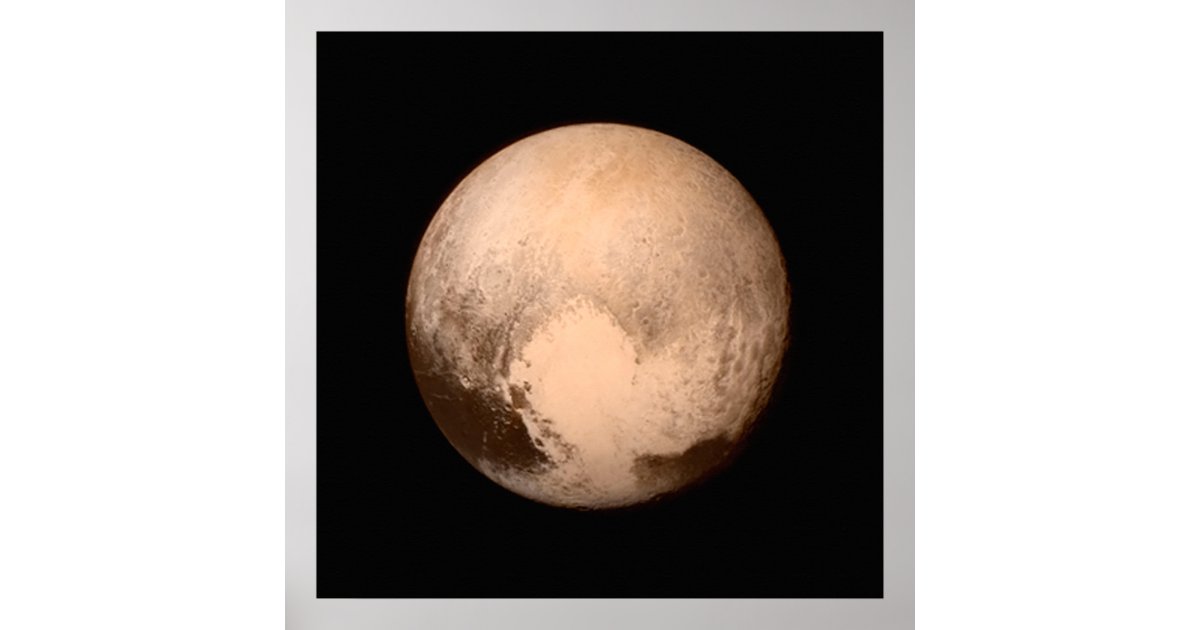 Pluto Photo Poster Print | Zazzle