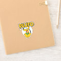 Pluto | Pup with Name Sticker | Zazzle