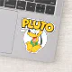 Pluto | Pup with Name Sticker | Zazzle