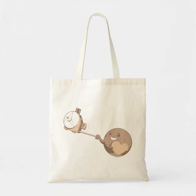 Pluto Selfie Tote Bag | Zazzle