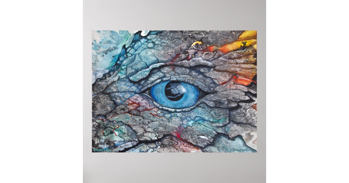 PMACarlson Dragon's Eye Poster | Zazzle