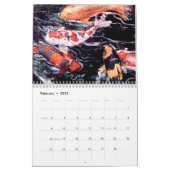 PMACarlson Koi Watercolor Calender Calendar | Zazzle