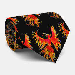 PMACarlson Red Phoenix Tie | Zazzle