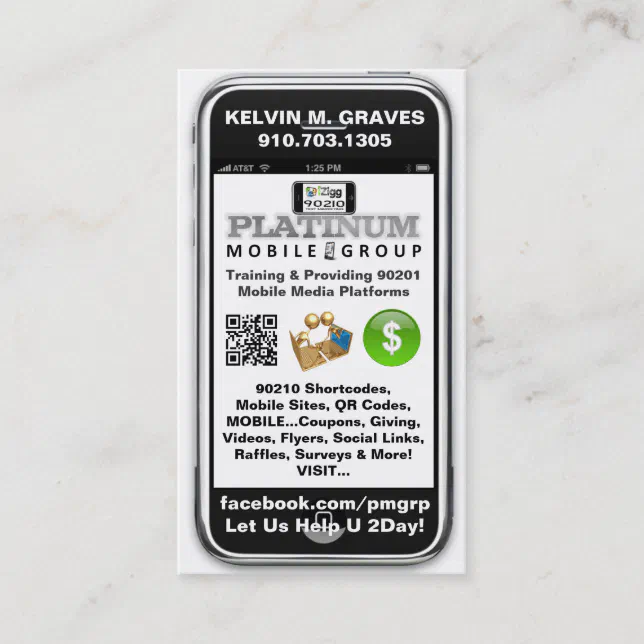 PMG Graves Card2 Discount Card | Zazzle