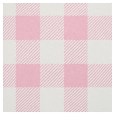 Aqua Buffalo Check Pattern Fabric | Zazzle.com
